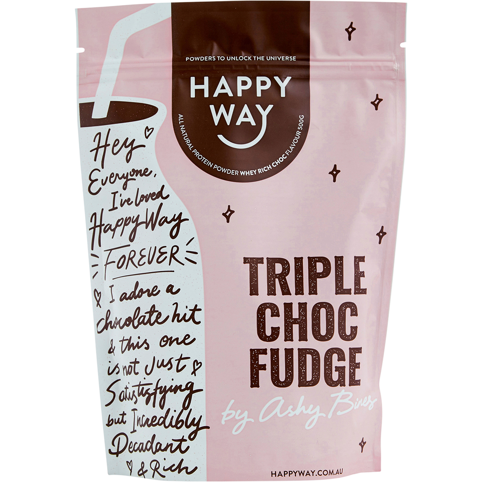 Ashy Bines Whey Protein Powder Triple Choc Fudge – Wallaby Wellness