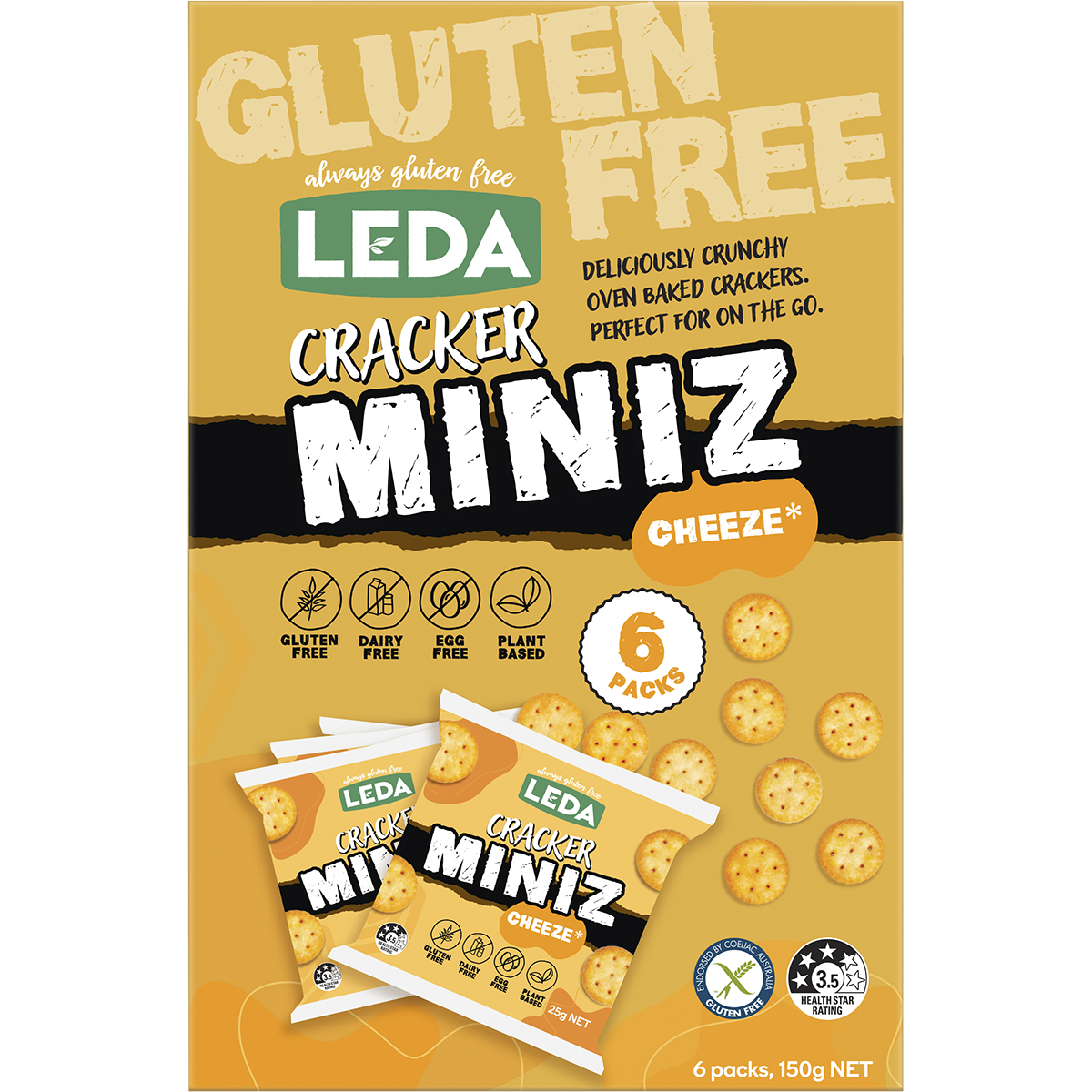Leda Cracker Miniz Cheeze Multi 6 Pack | Shop Leda Quality – Wallaby ...