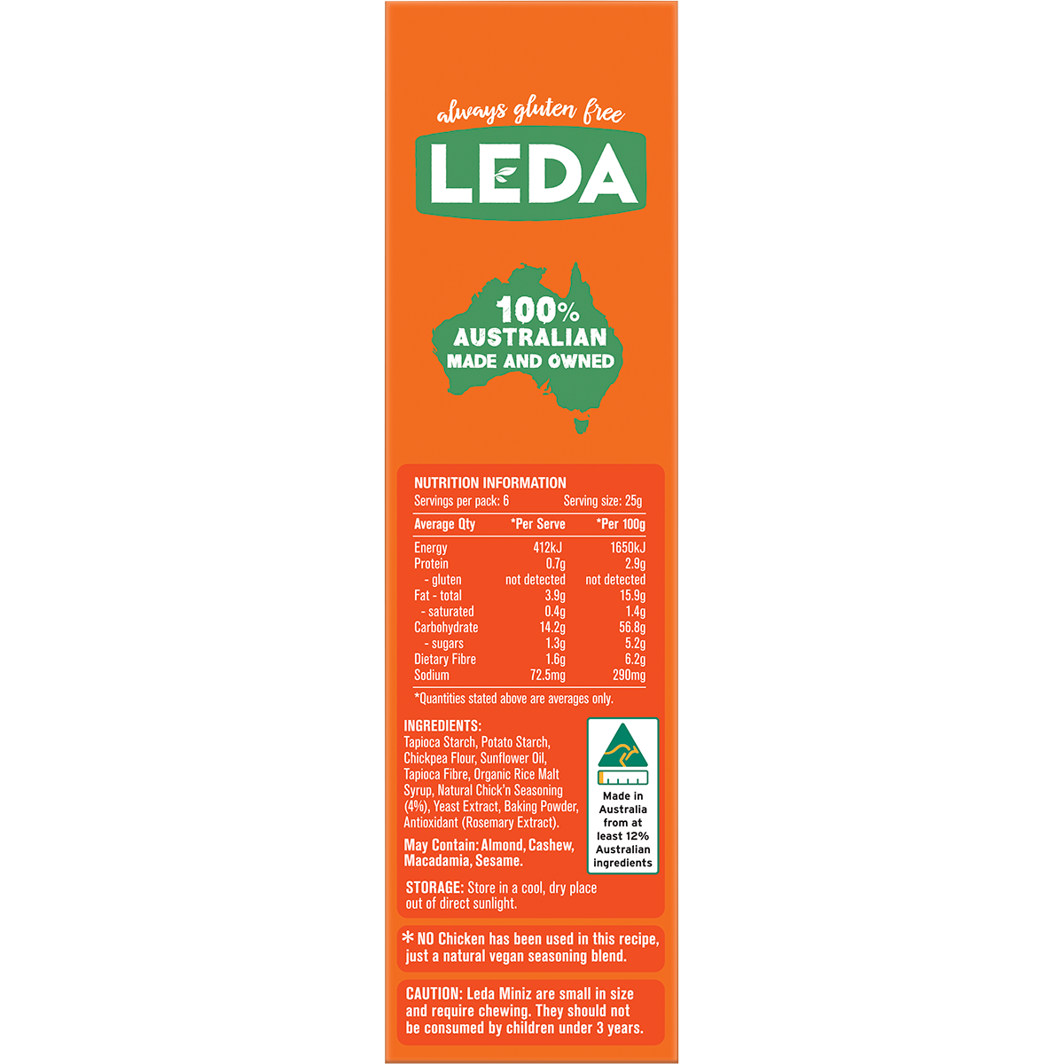 Leda Cracker Miniz Chick'n Multi 6 Pack | Shop Leda Quality – Wallaby ...