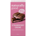 Naturally Good Filled Chocolate Block Strawberry Creme | Shop Naturall ...