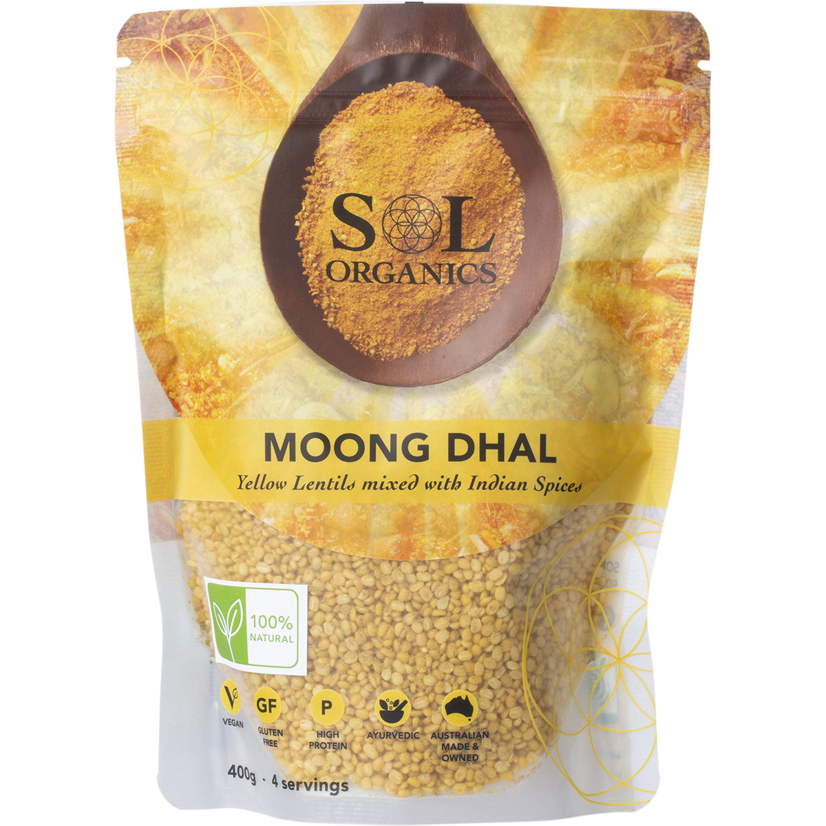 Moong Dhal Yellow Lentil Dhal Mix – Wallaby Wellness